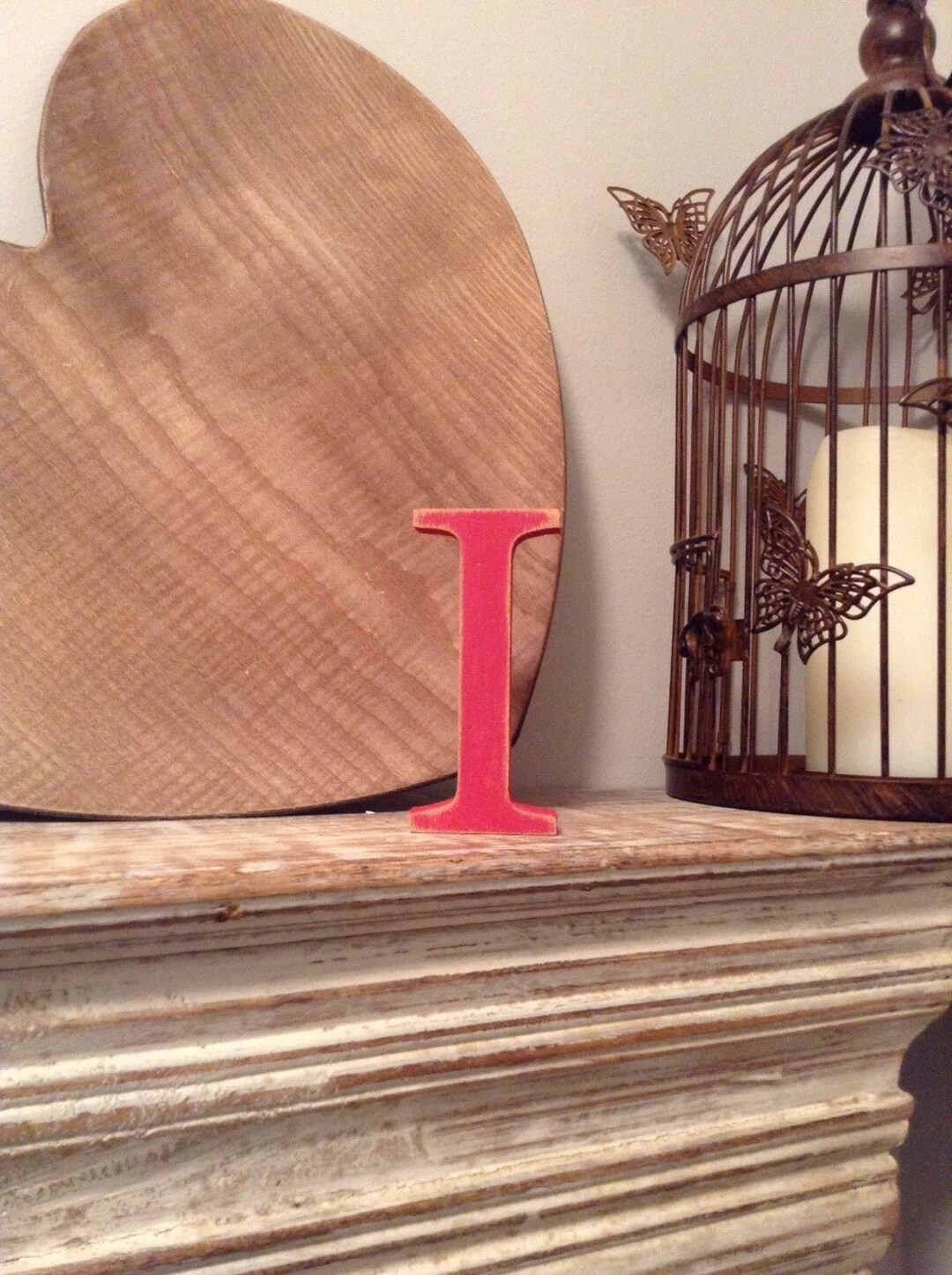 Wooden Letter I – Personalised Name Letter – Nursery Decoration Ideas ...