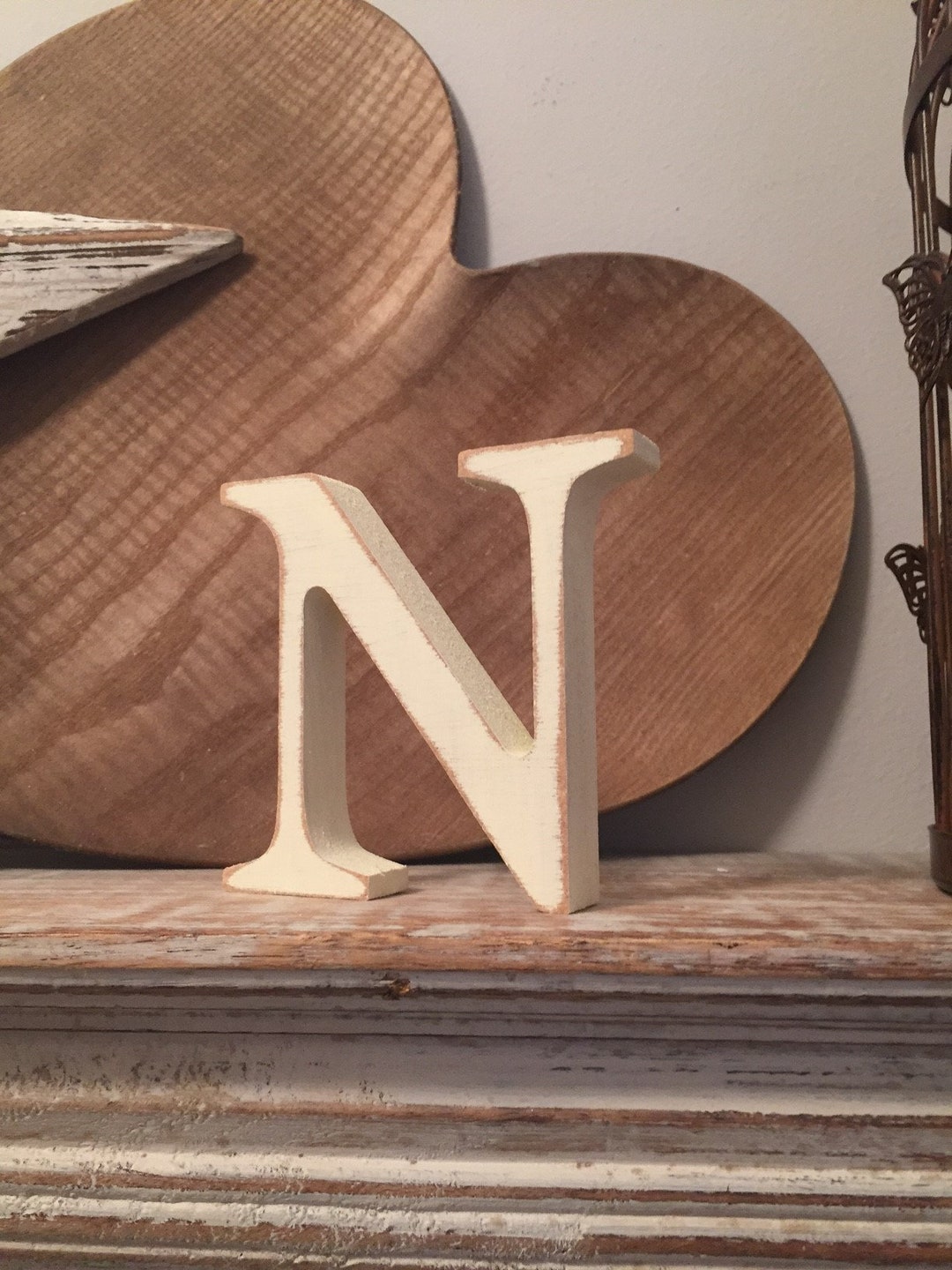 Wooden Letter N – Personalised Name Letter – Nursery Decoration Ideas ...