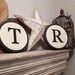 20cm Round Letter R Sign, Monogram, Initial, Wall Art, Home Decor ...