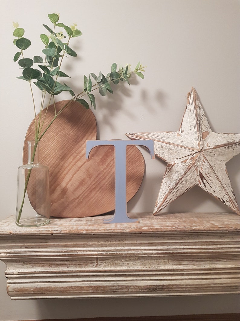 Wooden Letter T Personalised Name Letter Nursery - Etsy