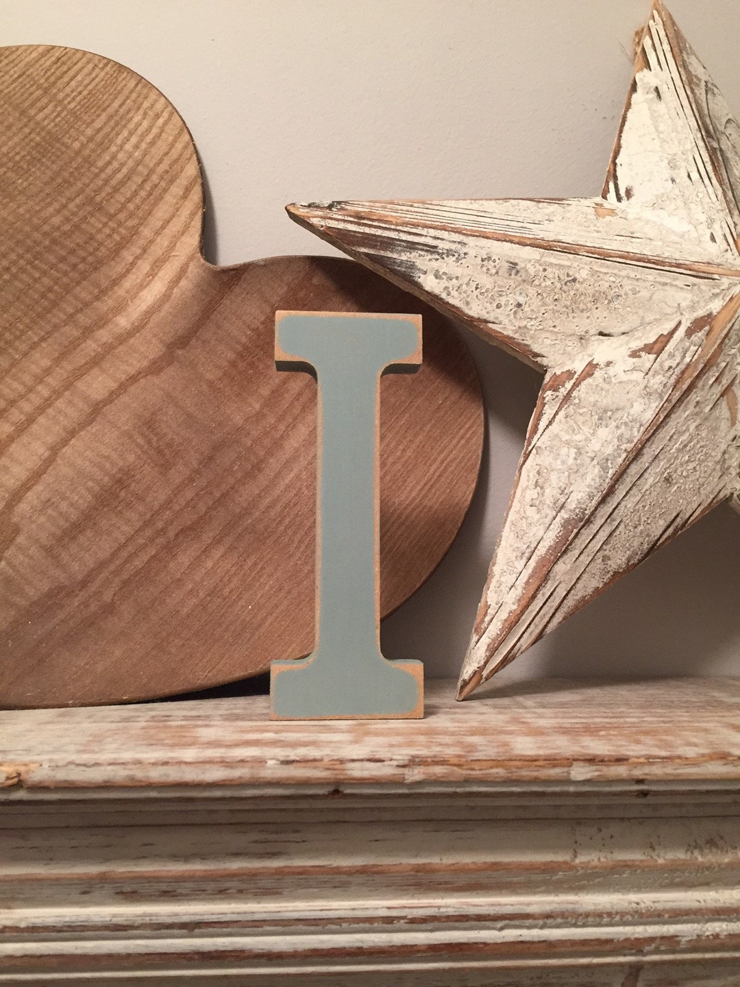 Wooden Letter I – Personalised Name Letter – Nursery Decoration Ideas ...