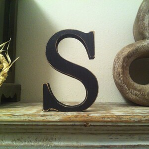 Wooden Letter S – Personalised Name Letter – Nursery Decoration Ideas ...