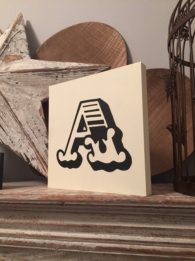 Personalised Letter Block Initial Wooden Letters Monograms - Etsy