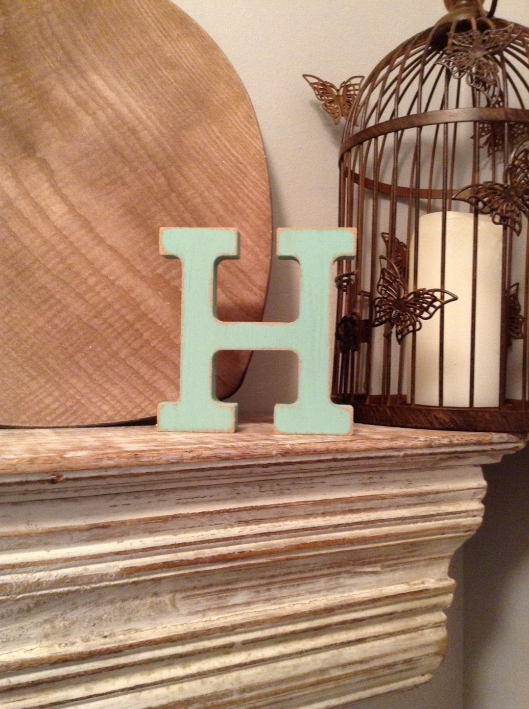 Wooden Letter H – Personalised Name Letter – Nursery Decoration Ideas ...