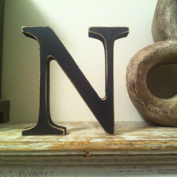 Rustic Wooden Letter - Etsy