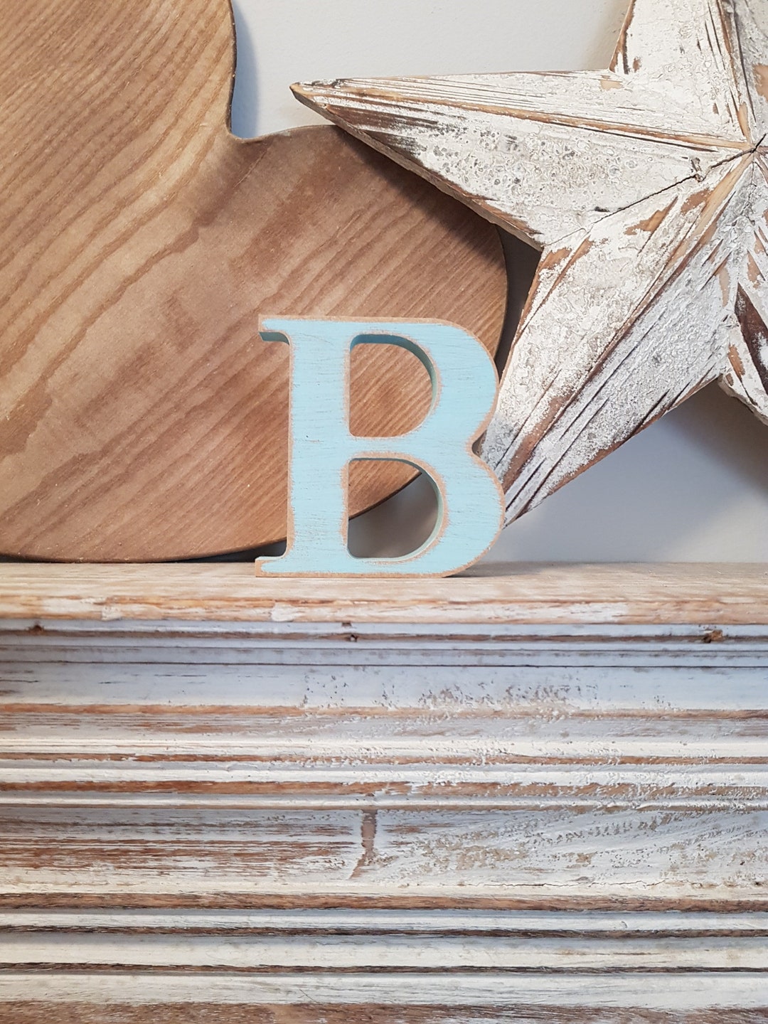 Wooden Letter B – Personalised Name Letter – Nursery Decoration Ideas ...