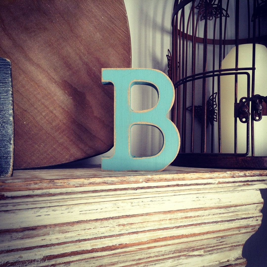 Wooden Letter B – Personalised Name Letter – Nursery Decoration Ideas ...