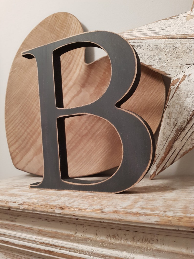 Wooden Letter B Personalized Name Letter Nursery - Etsy