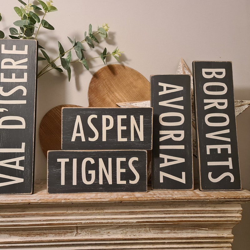 Wooden Apres Ski Sign - Etsy UK