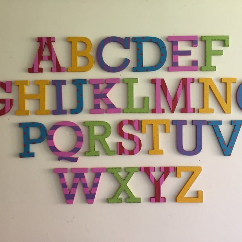 Alphabet Wall Letters - Etsy