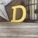 Wooden Letter D – Personalized Name Letter – Nursery Decoration Ideas ...