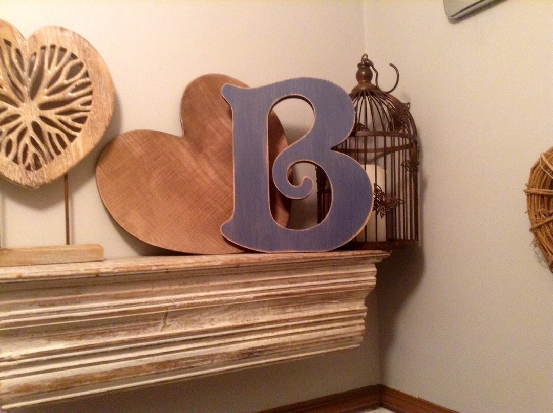 Wooden Letter B – Personalised Name Letter – Nursery Decoration Ideas ...