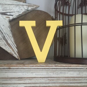 Wooden Letter V – Personalised Name Letter – Nursery Decoration Ideas ...