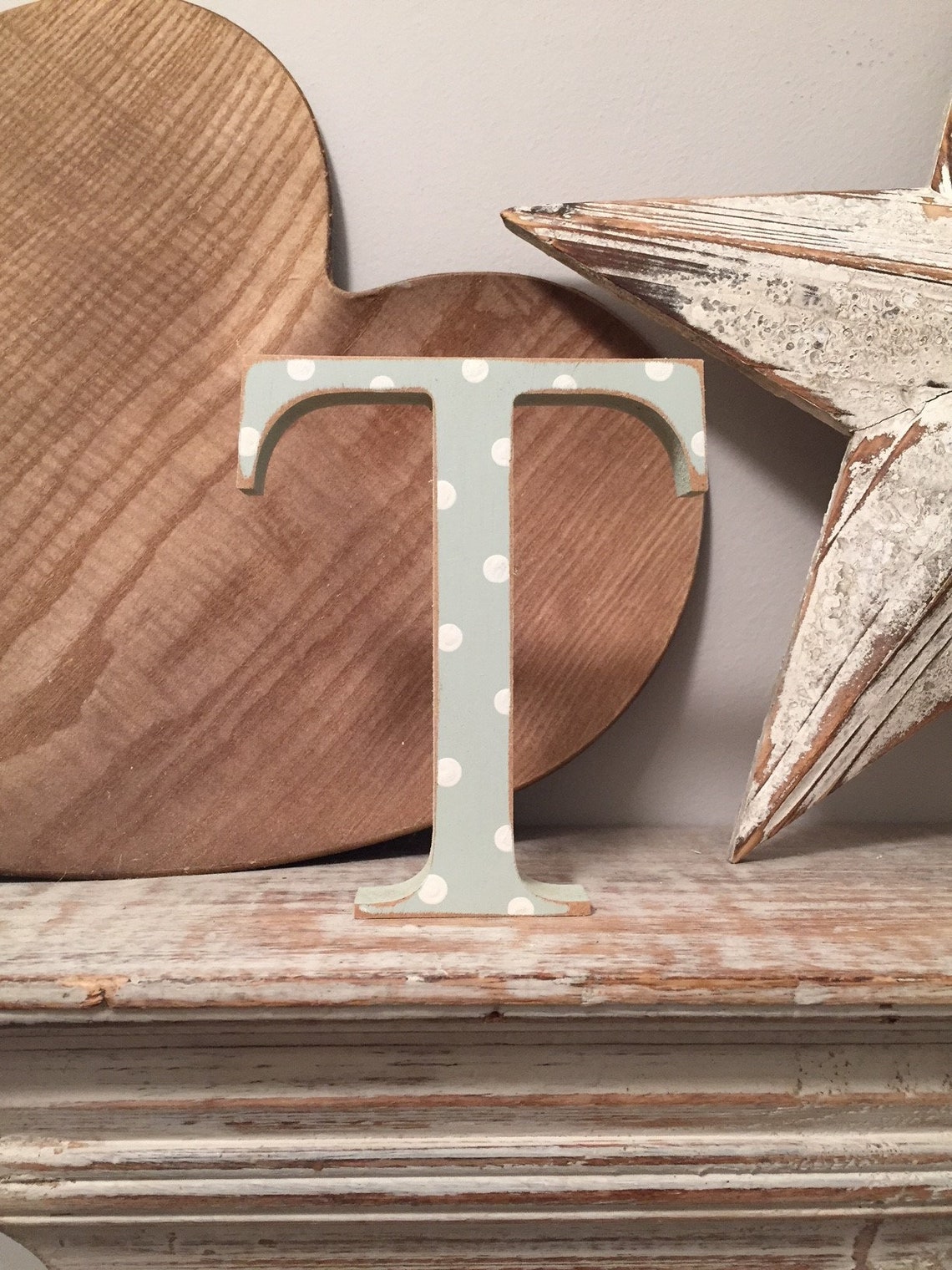 Wooden Letter T Personalised Name Letter Nursery - Etsy
