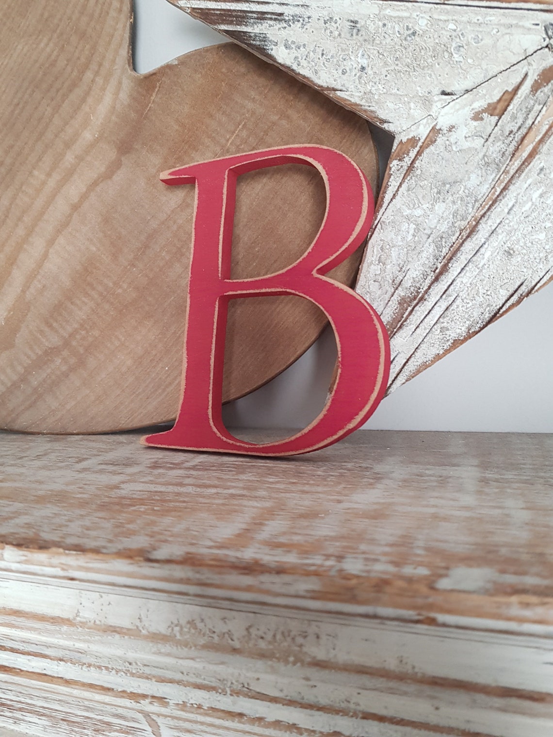 Wooden Letter B 25cm Freestanding Georgian Font Various | Etsy