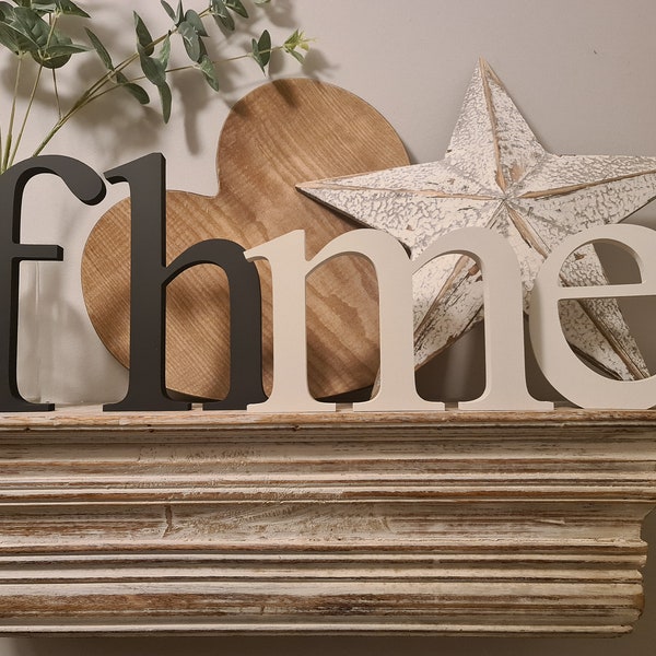 Wooden Letters for Wall - Etsy