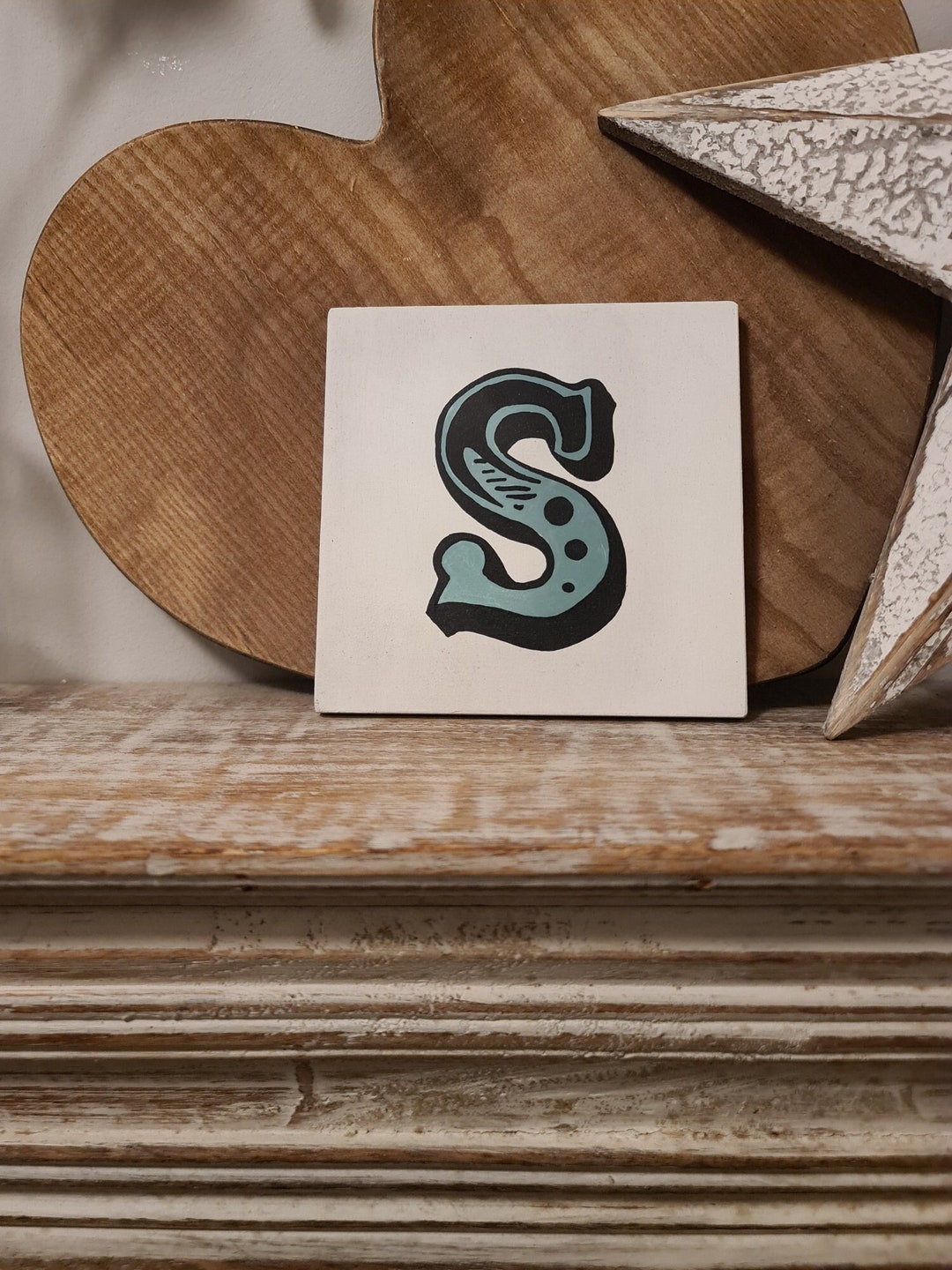 Personalized Letter Block, Initial, Wooden Letters, Monograms, Carnival ...