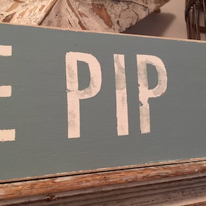 Handmade Wooden Sign - TOODLE PIP - Rustic, Vintage, Shabby Chic, Large ...