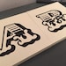 Personalised Letter Block, Initial, Wooden Letters, Monograms, Carnival ...