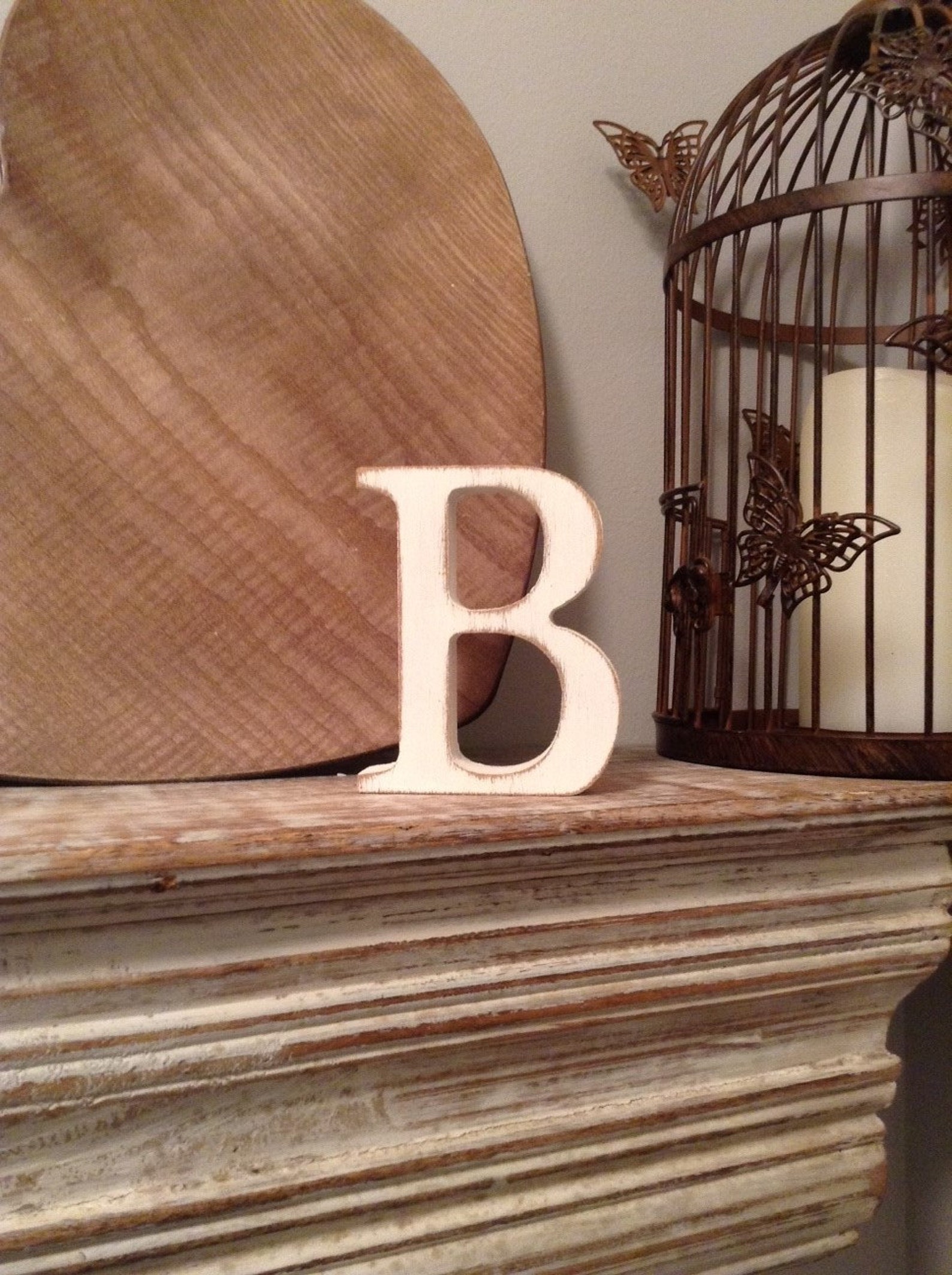 Full Wooden Alphabet - Hand Painted Wooden Letters Set - 26 Letters ...