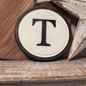 20cm Round Letter R Sign, Monogram, Initial, Wall Art, Home Decor ...