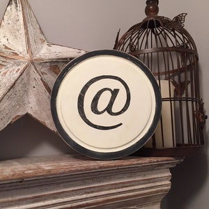 20cm Round Letter R Sign, Monogram, Initial, Wall Art, Home Decor ...