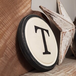 20cm Round Letter R Sign, Monogram, Initial, Wall Art, Home Decor ...