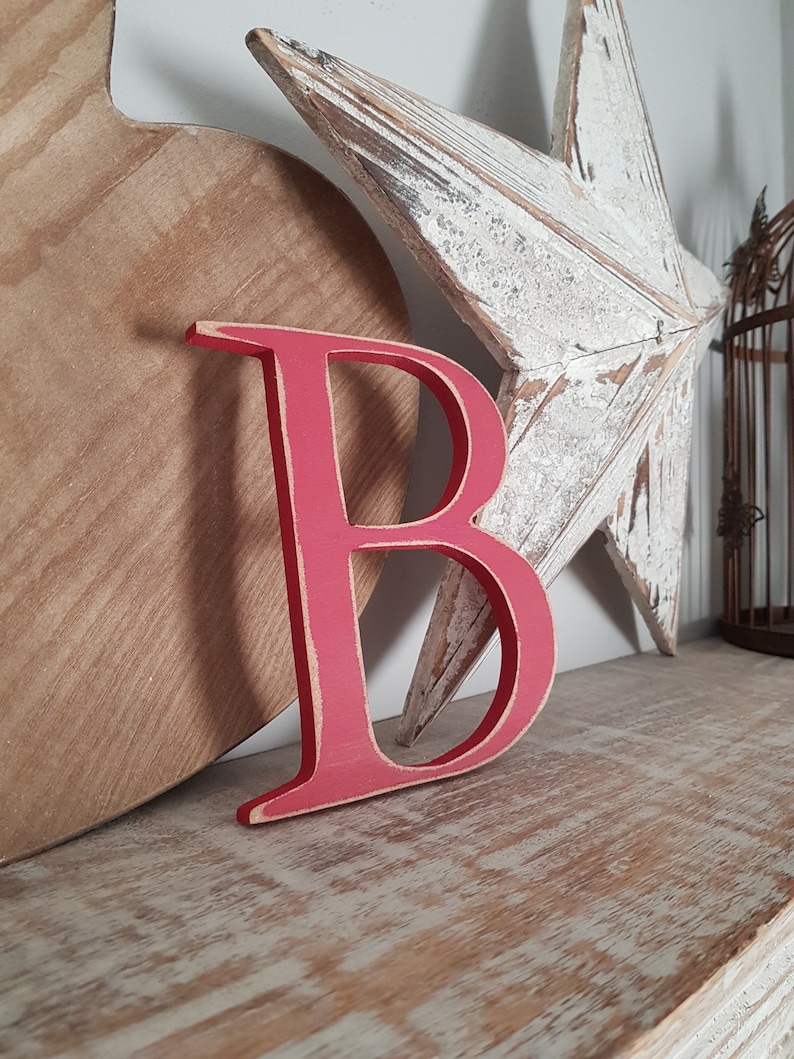 Wooden Letter B Personalized Name Letter Nursery - Etsy