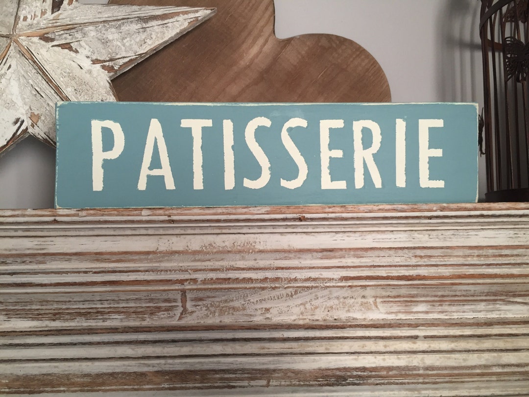 Wooden Sign - Patisserie - 40cm - Etsy