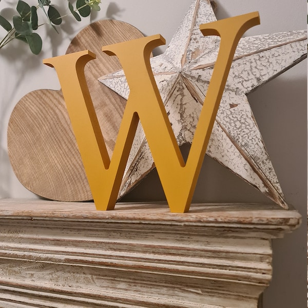 Wooden Letter W - Etsy