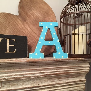 Wooden Letter A Personalised Name Letter Nursery Decoration Ideas ...