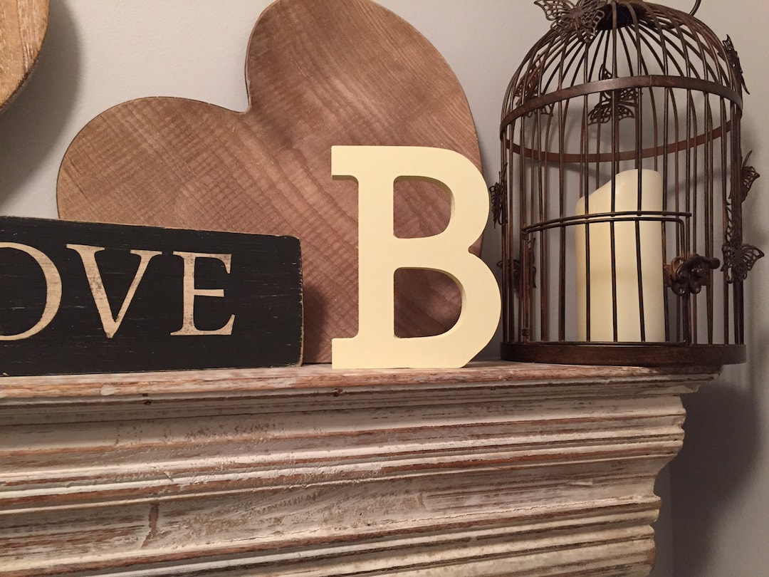Painted Wooden Letter - B - Rockwell Font - Various Finishes and ...