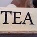 Large Wooden Sign TEA & CAKE Rustic, Handmade, Shabby Chic - Etsy