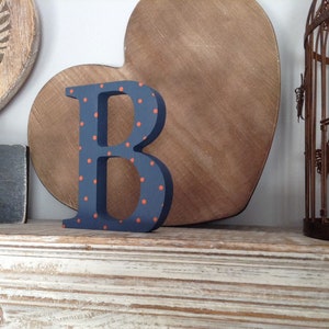 Wooden Letter B - 25cm, Freestanding - Georgian Font - Various Sizes ...