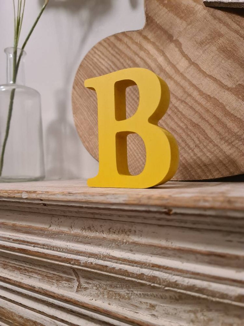 Wooden Letter B – Personalised Name Letter – Nursery Decoration Ideas ...