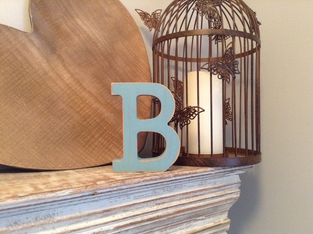 Wooden Letter B – Personalised Name Letter – Nursery Decoration Ideas ...