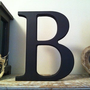 Wooden Letter B - 25cm, Freestanding - Georgian Font - Various Sizes ...