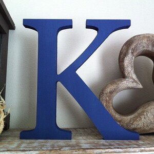 Wooden Letter K – Personalised Name Letter – Nursery Decoration Ideas ...