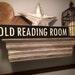 Painted Wooden Sign - OLD READING ROOM - Rustic, Vintage, Shabby Chic ...