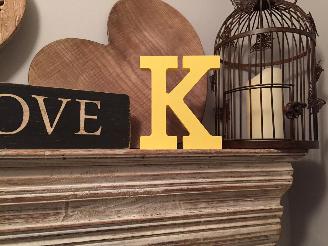 Wooden Letter K – Personalised Name Letter – Nursery Decoration Ideas ...