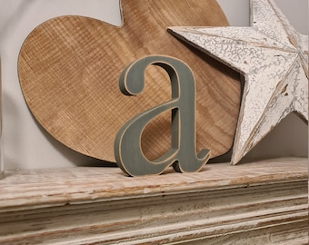 Wooden Lowercase Letter - Etsy