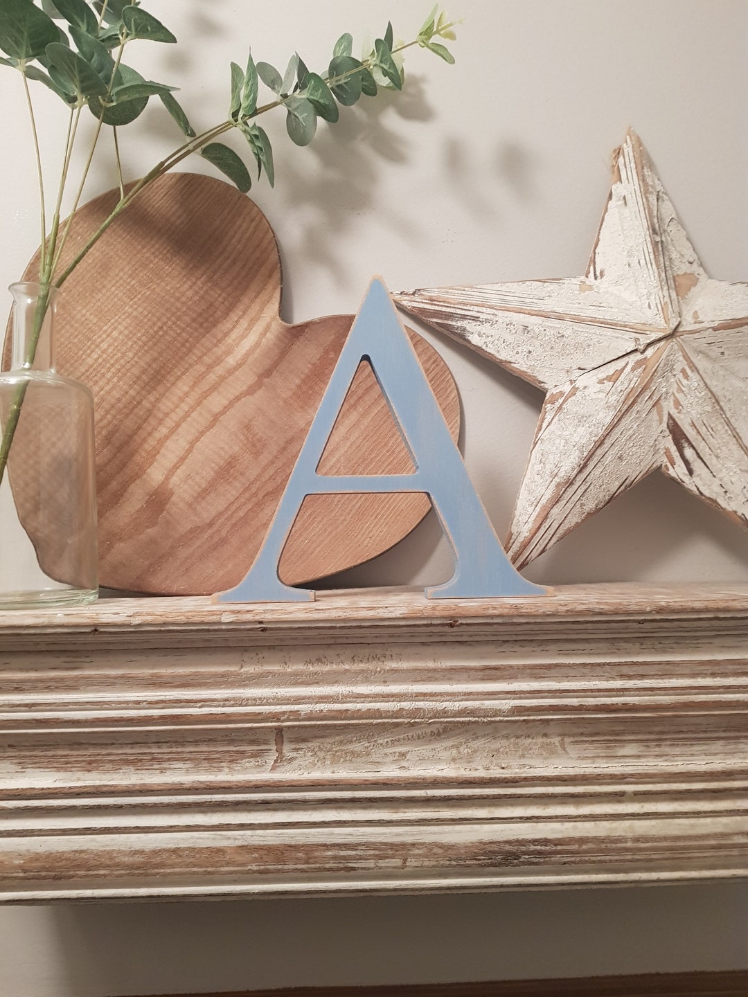 Wooden Letter A – Personalised Name Letter – Nursery Decoration Ideas ...