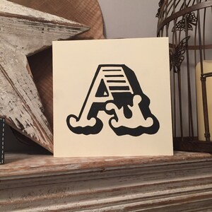 Personalised Letter Block, Initial, Wooden Letters, Monograms, Carnival ...