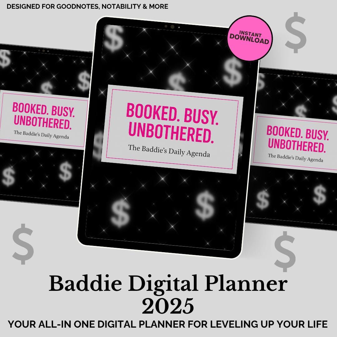 The Baddie Blueprint | Digital Planner for Ipad, Goodnotes & Notability ...