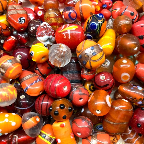 Orange Glass Squares - Etsy