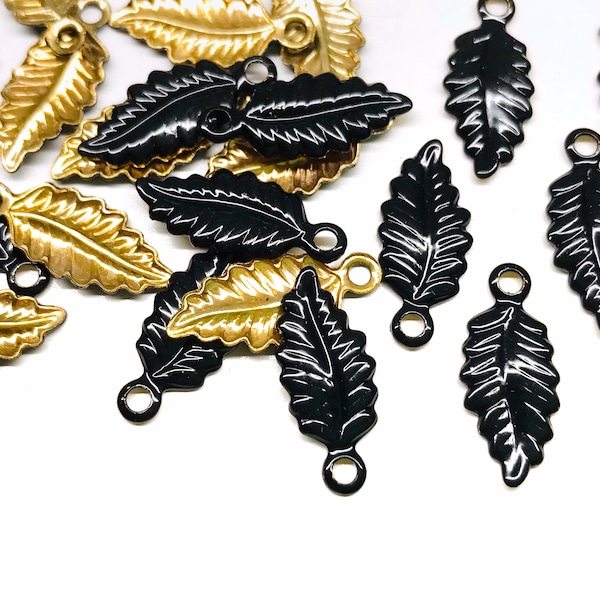 Small Metal Leaves - Etsy