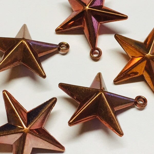 Plastic Star Charms - Etsy