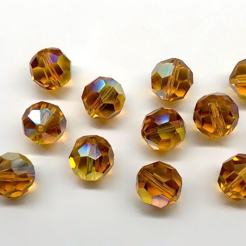 Swarovski Topaz Ab Beads - Etsy