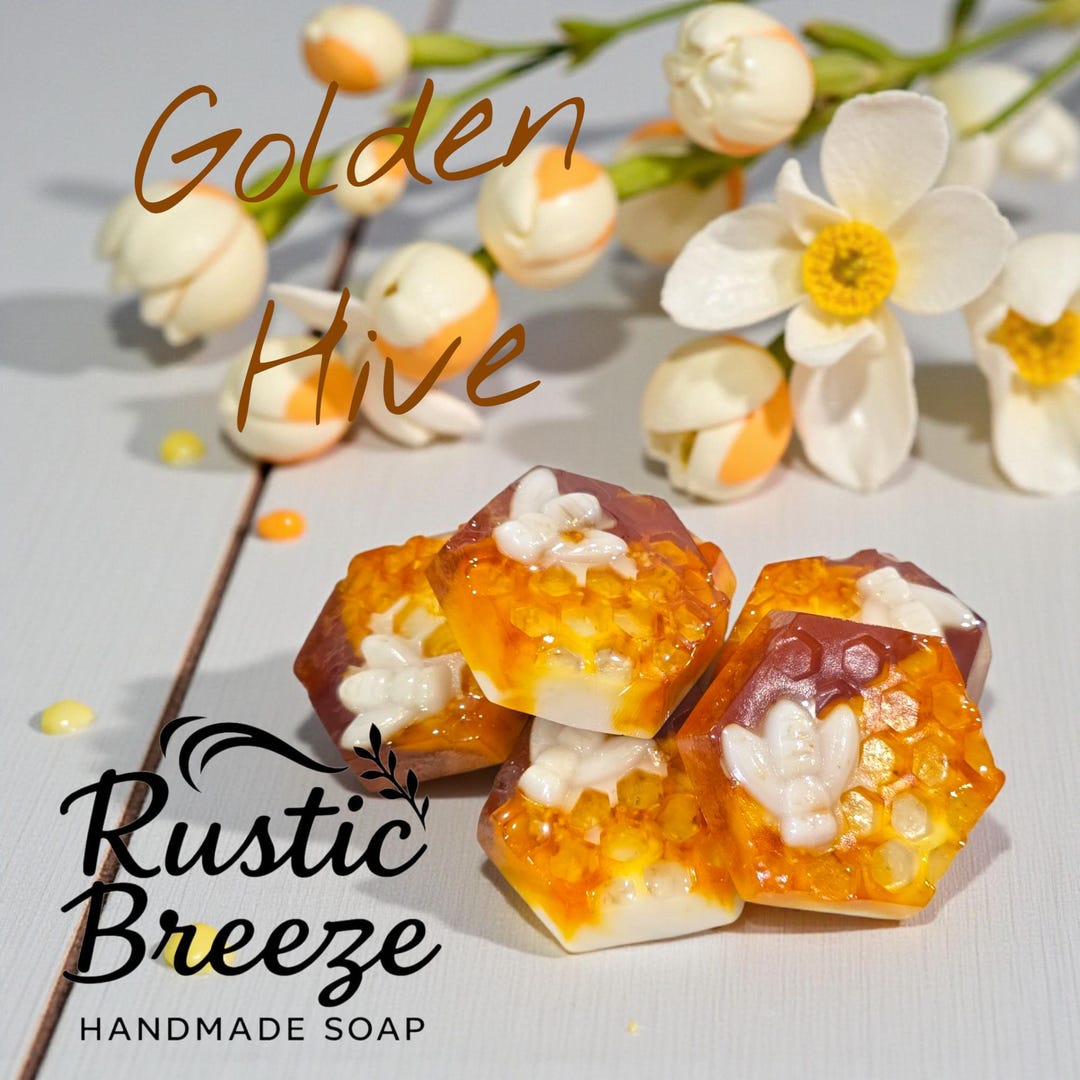 Golden Hive – Pure Honey, Oat & Turmeric Soap - Etsy