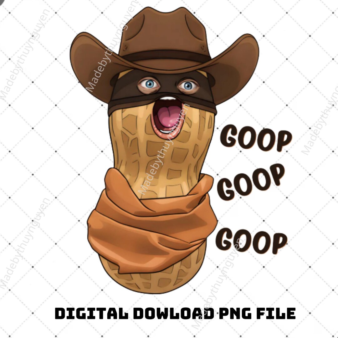 Funny the Burnt Peanut GOOP Bungulator PNG, Sublimation Design, Meme ...
